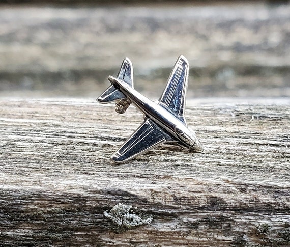 Vintage A-6 Airplane Pin. Fighter Jet. Gift Dad, Anni… - Gem