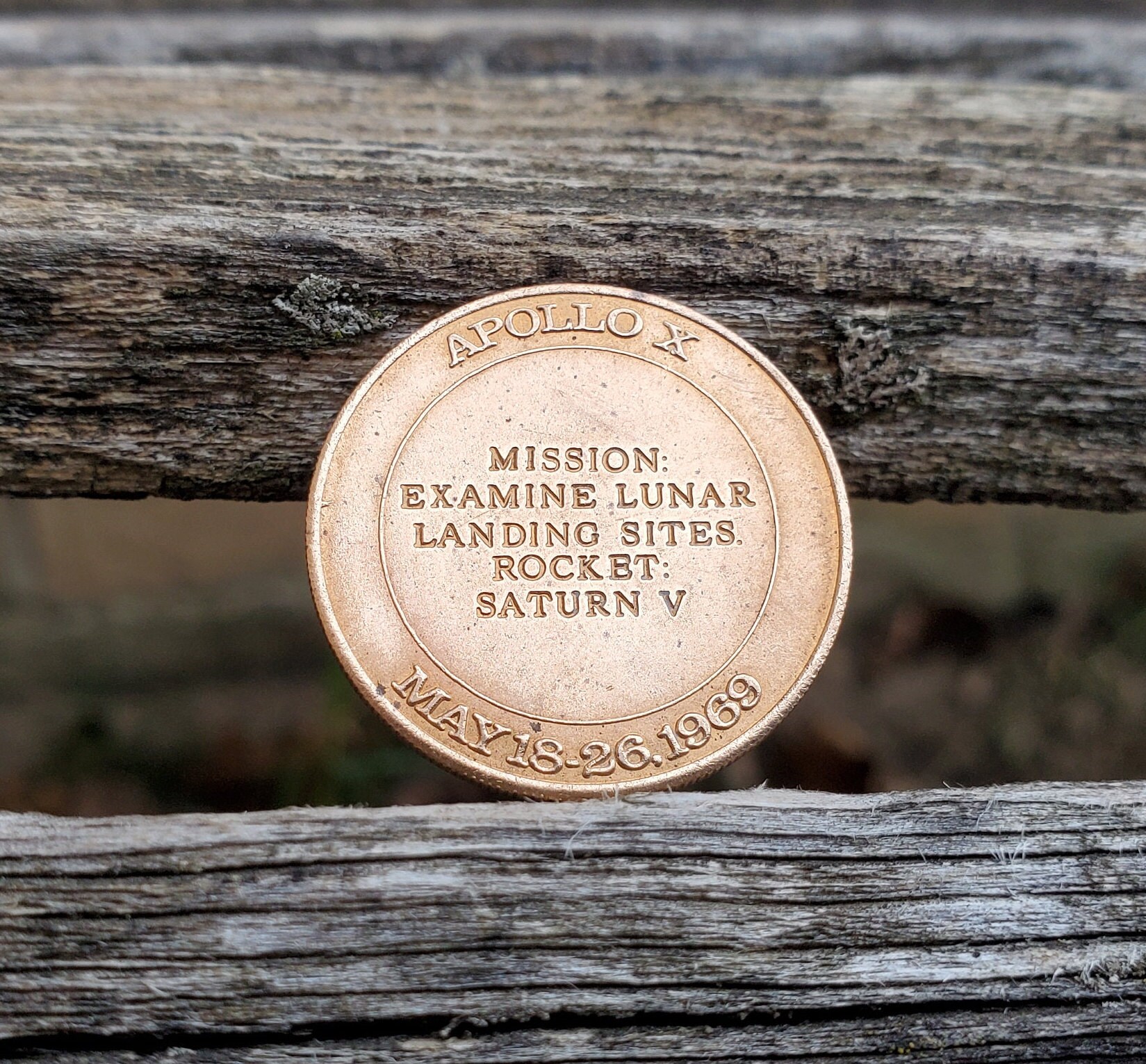 Vintage Apollo X Coin. Moon Test Coin. Collectable Americana. - Etsy