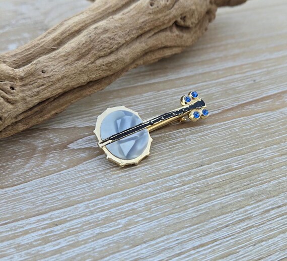 Vintage Banjo Pin. West Germany. Anniversary Gift Gi… - Gem