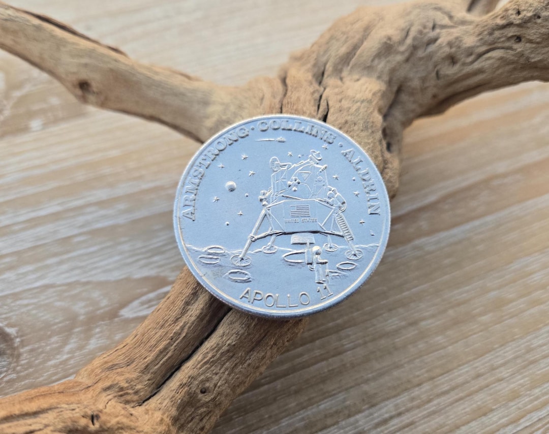 Vintage Apollo XI Coin. Moon Landing Coin. Collectable Americana ...