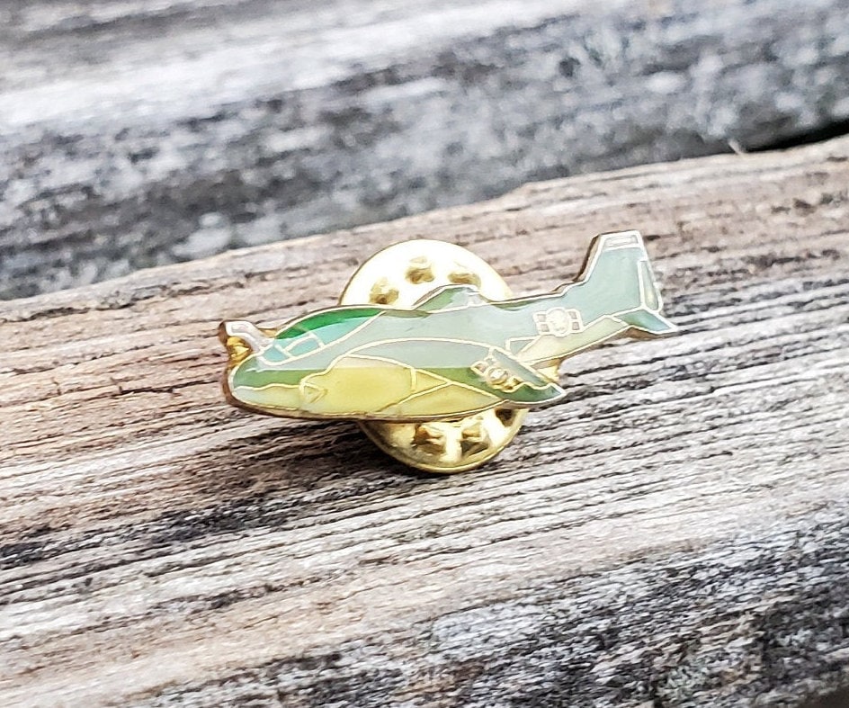 Vintage Military Airplane Pin. Gift Dad Anniversary | Etsy