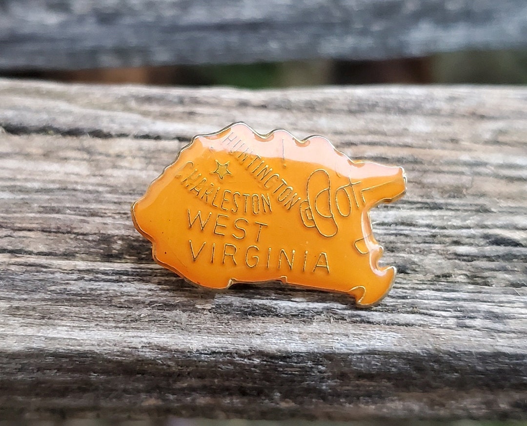 Vintage West Virginia Pin. Gift for Dad, Mom, Anniversary, Christmas ...