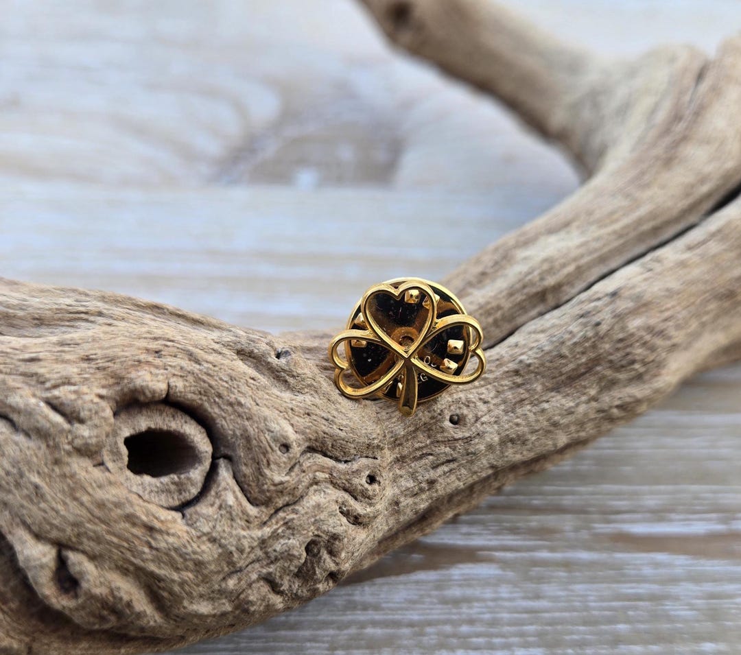 Vintage Shamrock Pin. Clover, St. Patrick's Day. Anniversary, Lucky ...