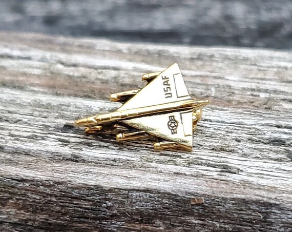 Vintage Military Fighter Jet Pin. Airplane Pin. Gift … - Gem