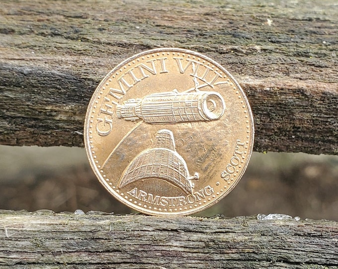 Vintage Gemini VIII Coin. Test Flight Coin. Collectable Americana ...