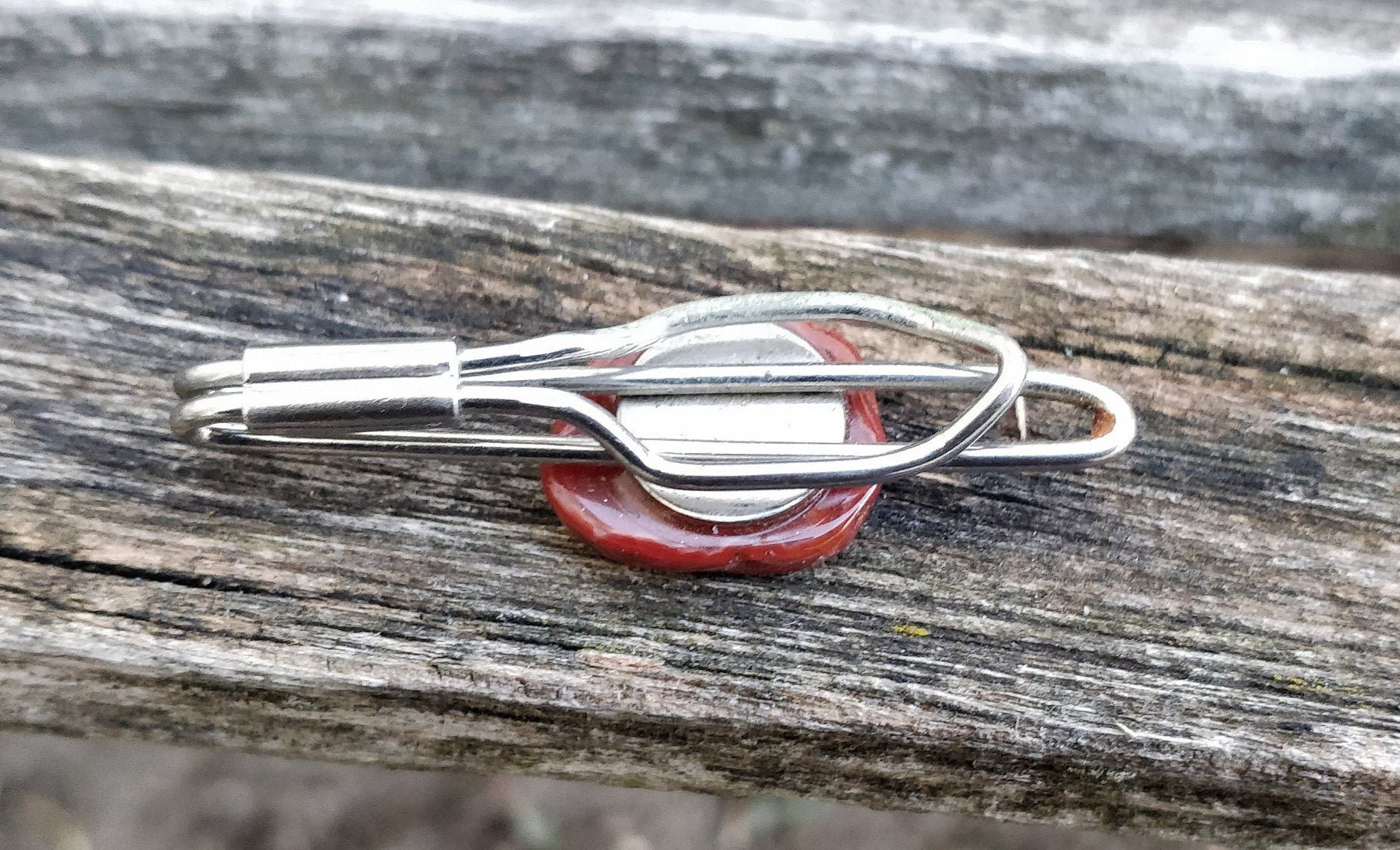 Vintage Red Stone Tie Clip. Carnelian Tie Clip. Gift for - Etsy Ireland