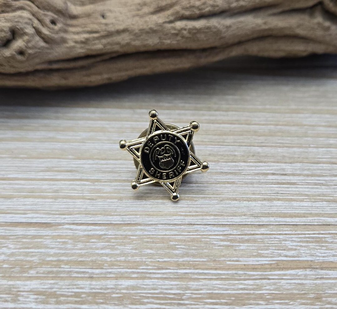 Vintage Deputy Sheriff Pin. Police Pin. Gift for Dad, Mom, Collectable ...