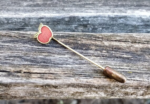 Vintage Red Apple Pin. Anniversary, Mom, Birthday, St… - Gem
