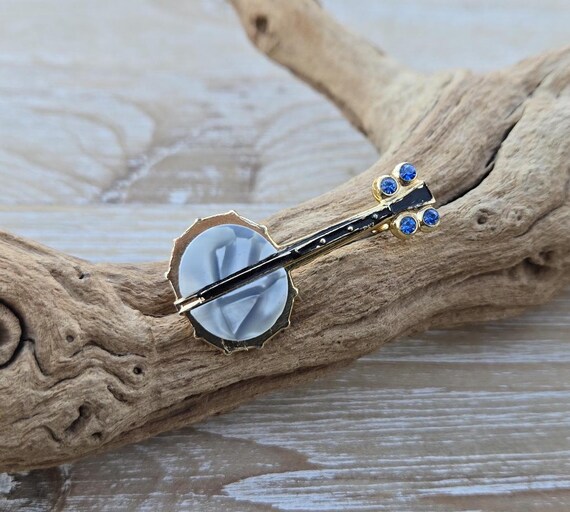 Vintage Banjo Pin. West Germany. Anniversary Gift Gi… - Gem