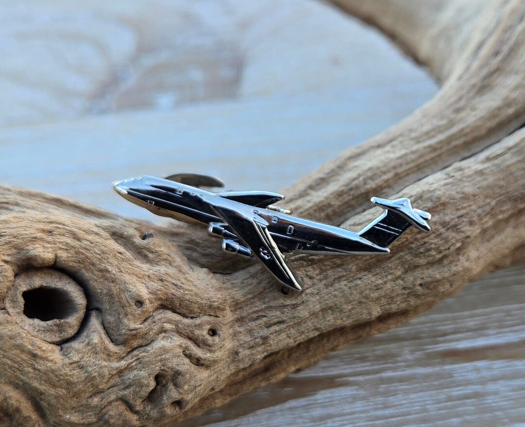 Vintage Airplane Tie Clip. Lockheed C-5 Galaxy. Gift for Groomsmen ...