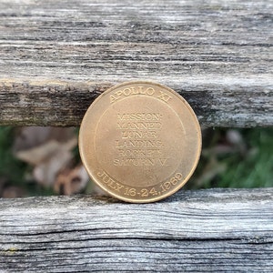 Vintage Apollo XI Coin. Moon Landing Coin. Collectable Americana ...