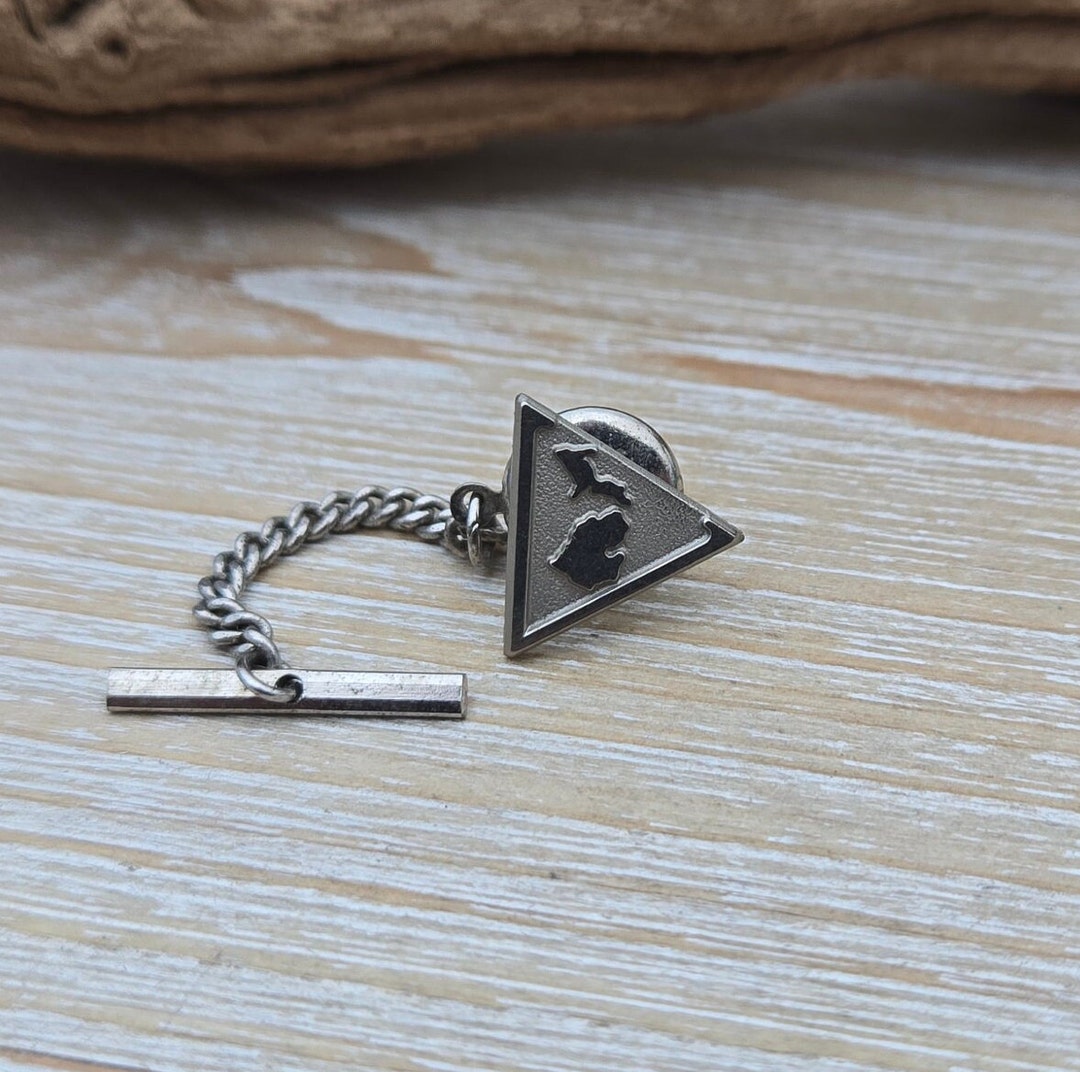 Vintage Michigan Tie Tack. Americana, Collectable, Gift for Dad ...