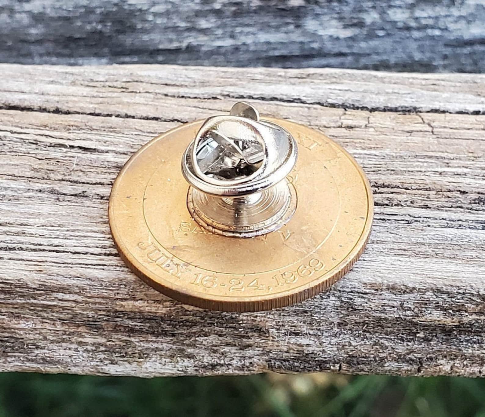 Vintage Apollo Coin Pin. NASA Pin. Collectable Americana. Space Pin - Etsy