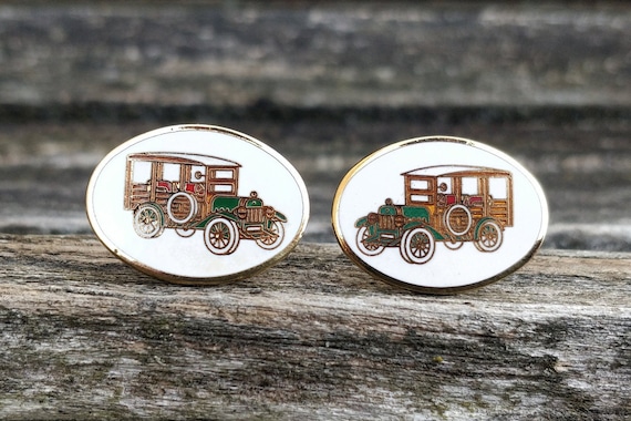 Vintage Model T Cufflinks. Gift for Groomsmen Groom Dad - Etsy