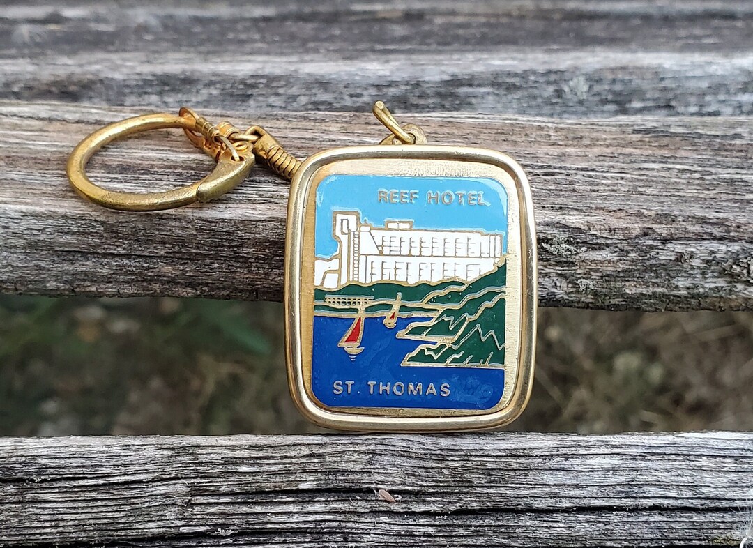 Vintage St. Thomas Music Box Keychain. Gift for Mom, Birthday ...