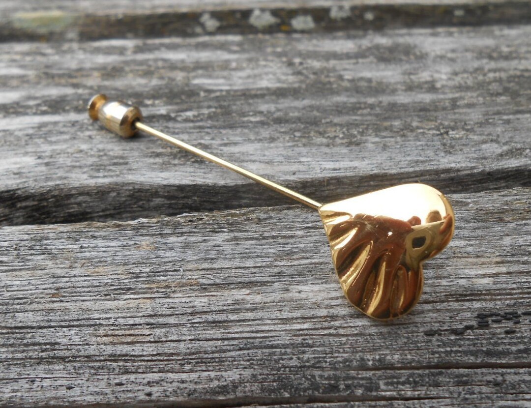 Vintage Heart Pin. Anniversary, Mom, Birthday, Straight Pin. Hat Pin - Etsy
