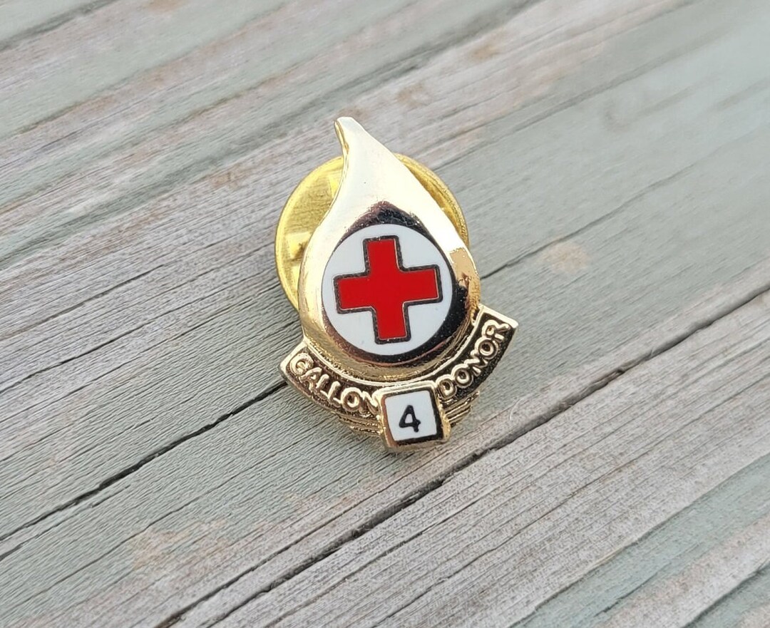 Vintage Blood Donor Pin. 4 Gallon. Unique Collectable. - Etsy