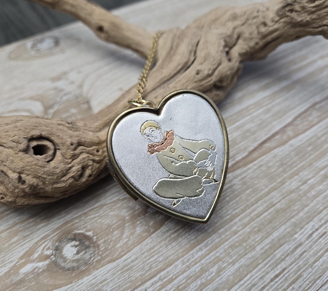 Vintage Clown Heart Music Box Locket. Photo Locket. Fur Elise. Gift for ...