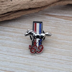Vintage 1969 Ford Mustang Pin. Car, Automobile. Gift for Dad ...