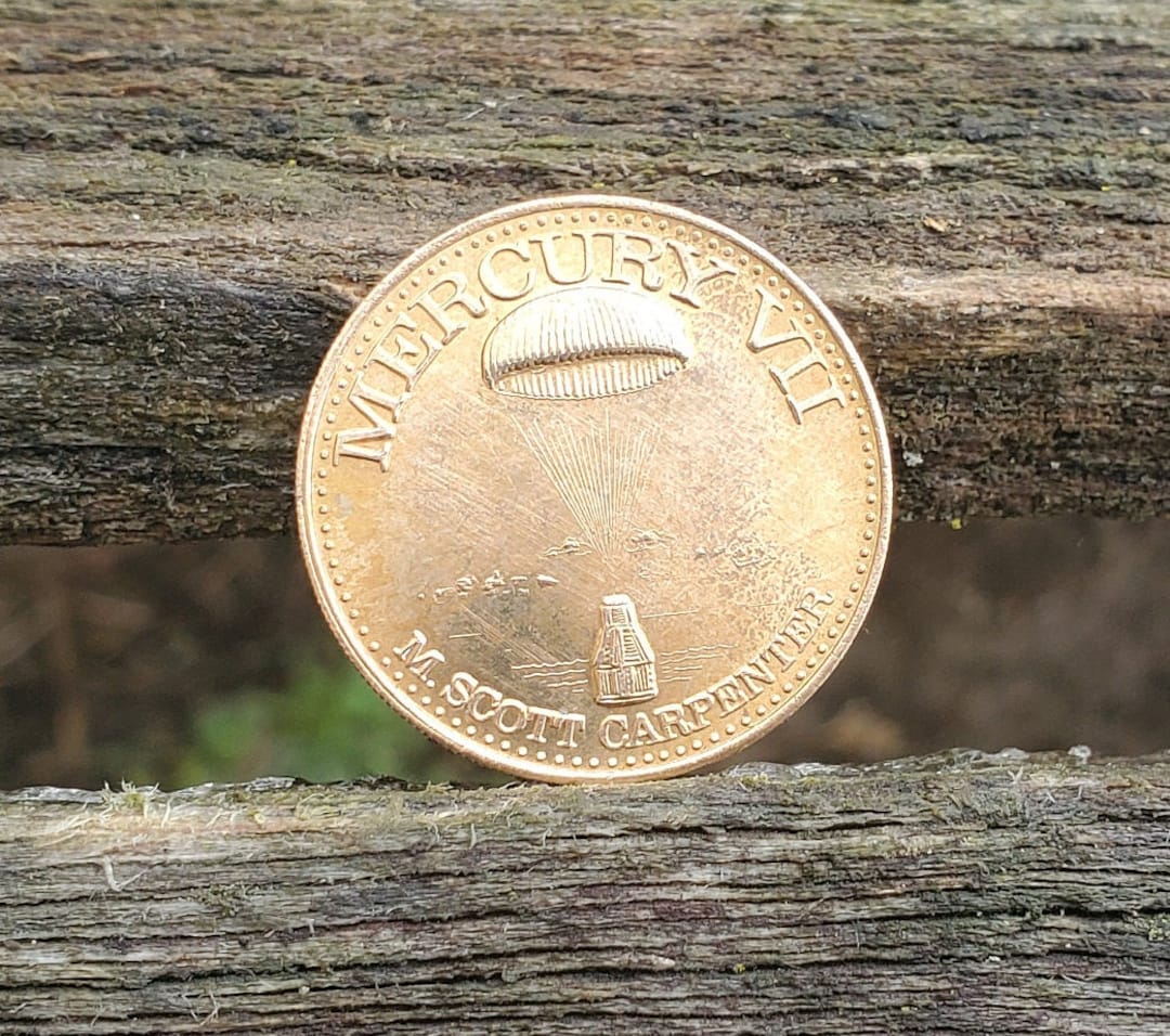 Vintage Mercury VII Coin. Test Flight Coin. Collectable Americana. Test ...