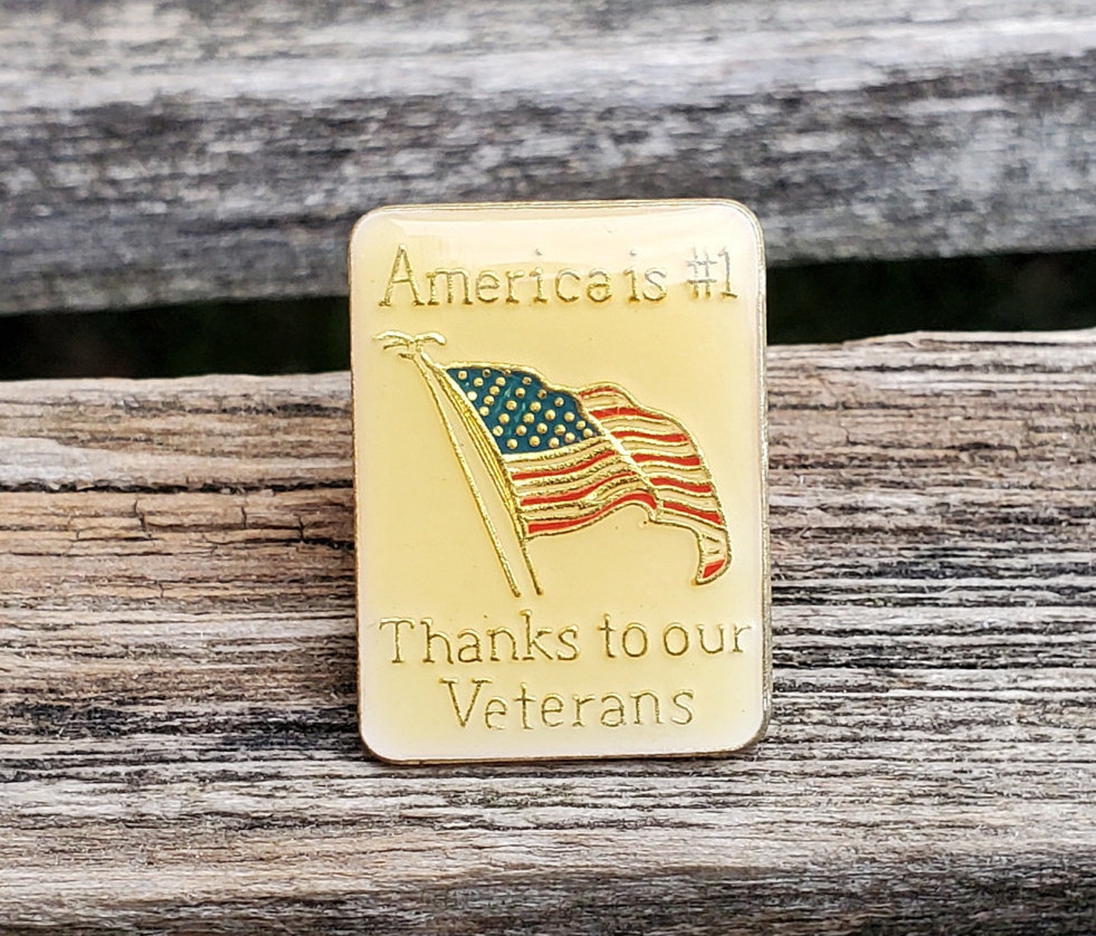 Vintage Veterans Pin. Gift for Collector Anniversary - Etsy