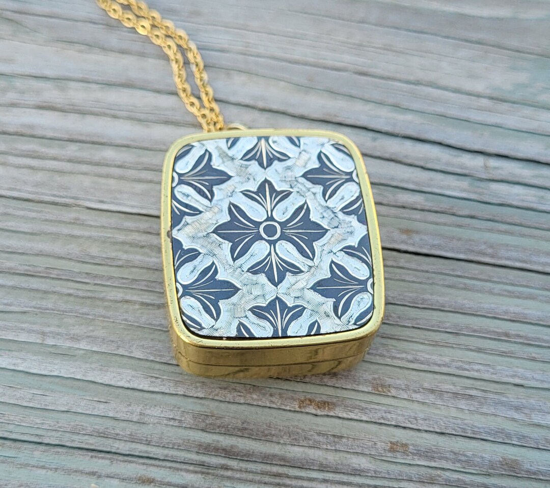 Vintage Gold Music Box Pendant. I Could Have Danced All Night. Gift for ...