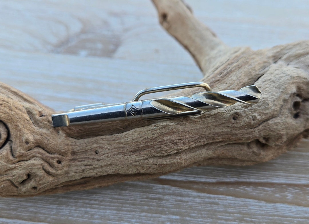 Vintage Drill Bit Tie Clip. Gift for Men, Dad, Mechanic, Anniversary ...