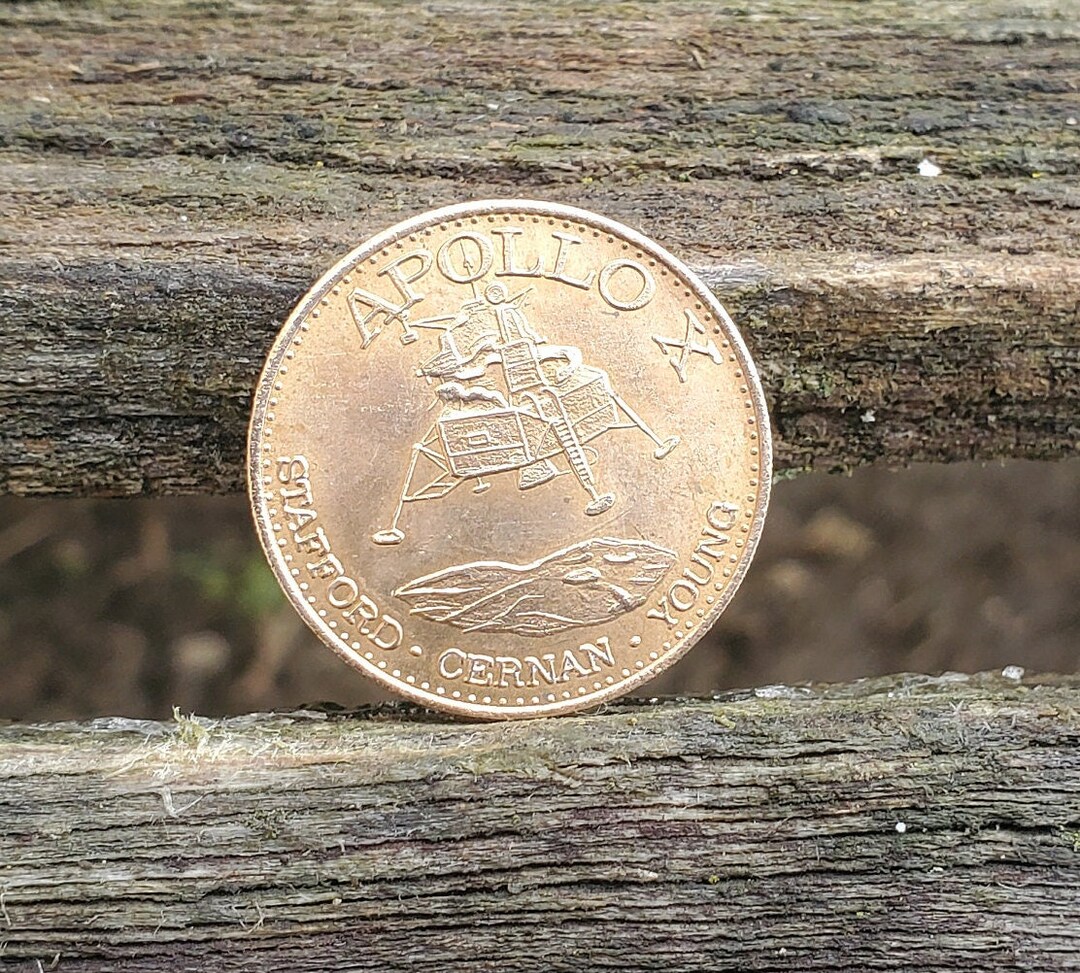 Vintage Apollo X Coin. Moon Test Coin. Collectable Americana. Test ...