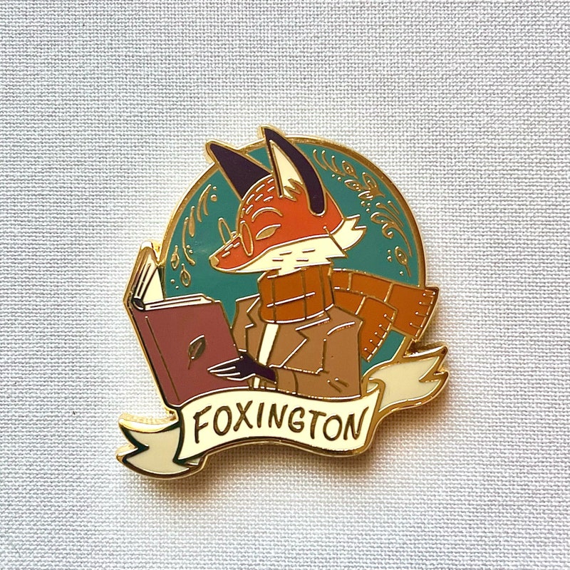 Fox Pin - Etsy