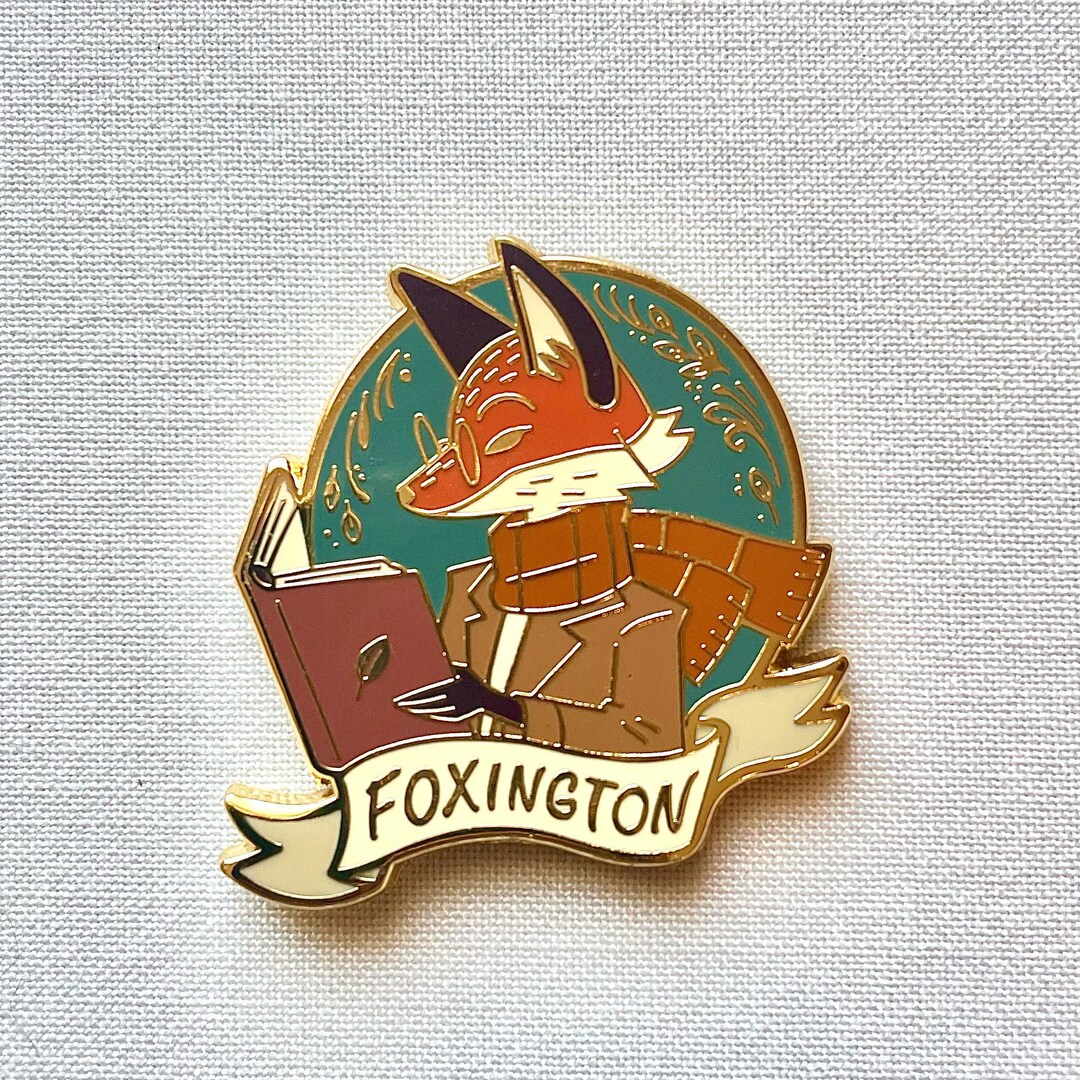 Sir Foxington III - A Fox Enamel Pin - Etsy