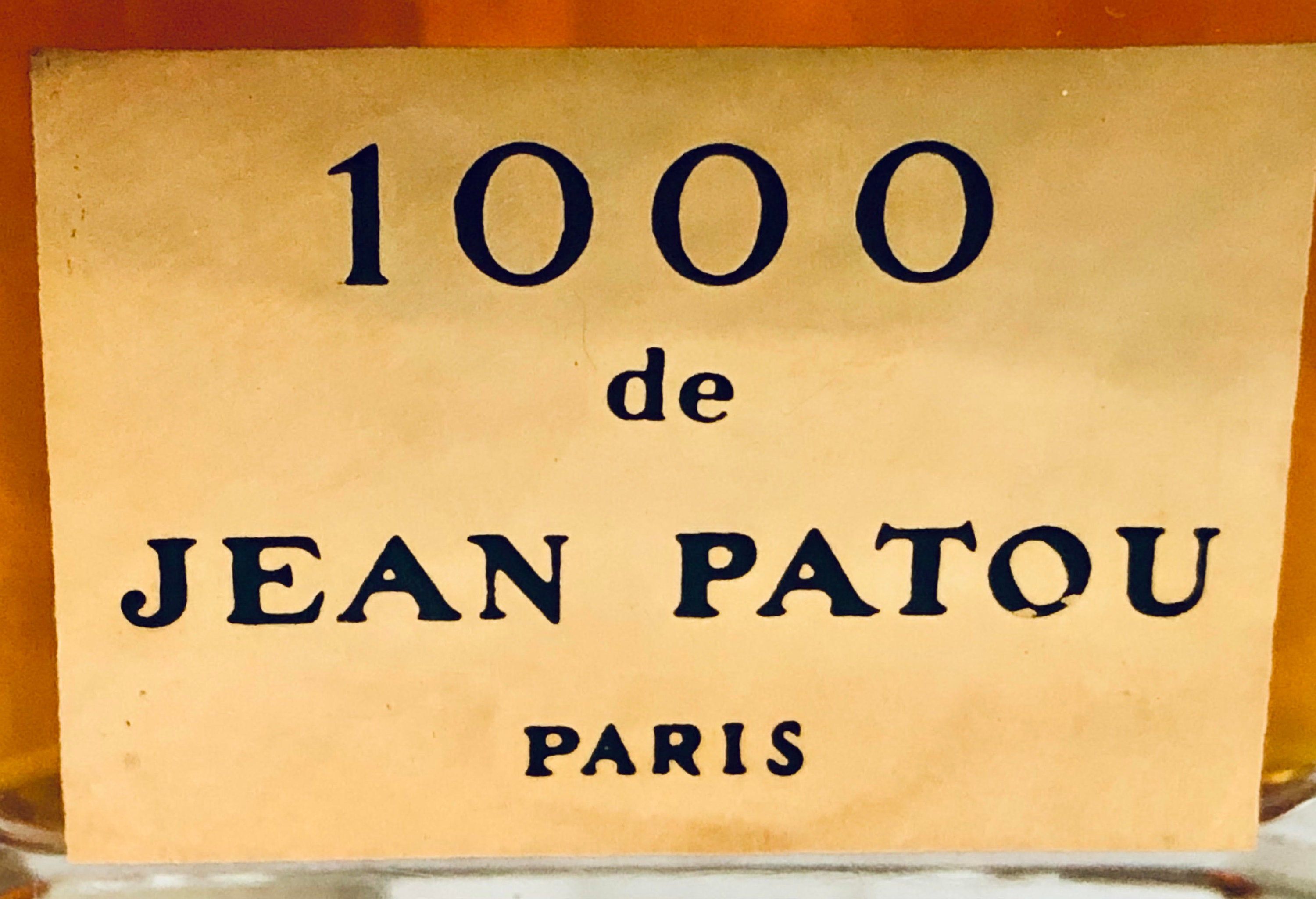 Jean Patou 1000 30 Ml. or 1 Oz. Flacon Parfum Extrait - Etsy