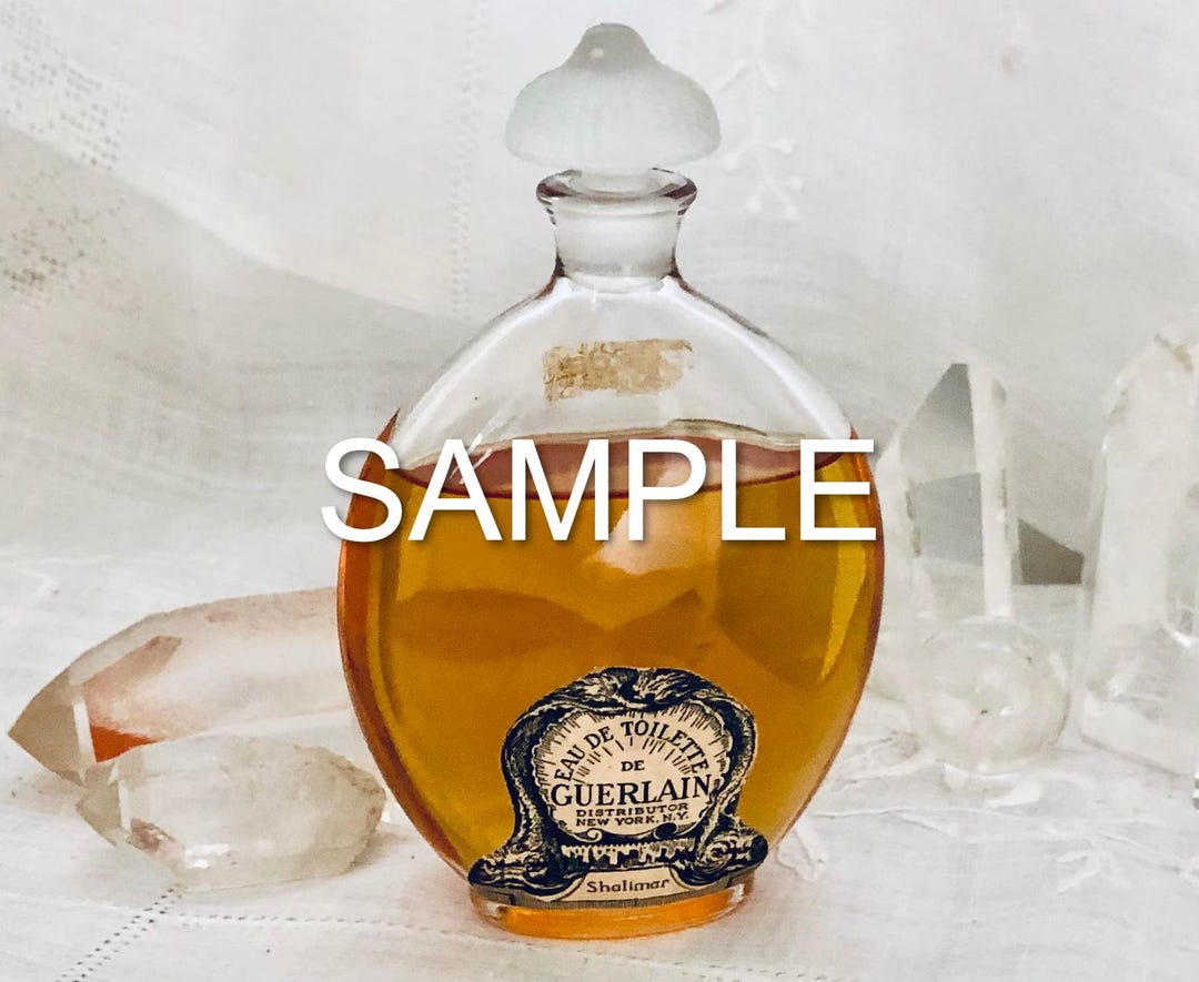 SAMPLE .. Guerlain, Shalimar, DECANTED SAMPLE From Flacon, Eau De ...