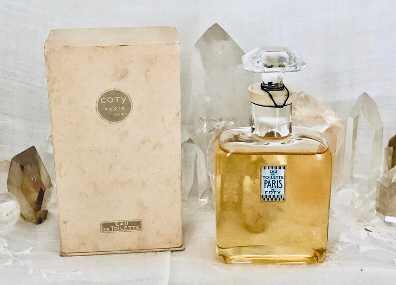 Coty, Paris, 90 Ml. or 3 Oz. Flacon, Eau De Toilette, Crystalleries De ...
