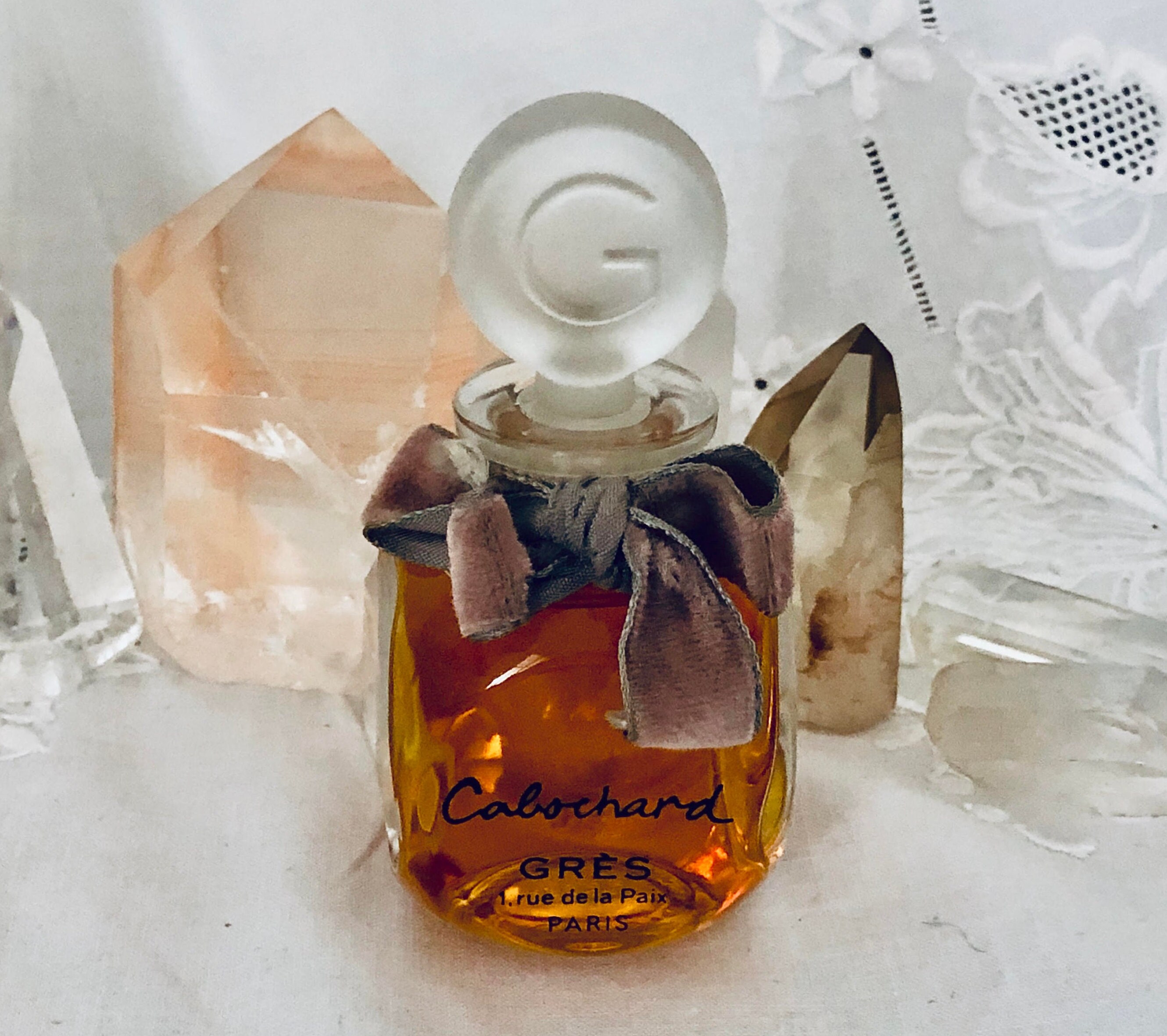 Gres Gres Cabochard familiar 60 Ml. or 2 Oz. Flacon Parfum Extrait 1958 Paris France Etsy