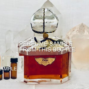 SAMPLE .. Guerlain, Ode, DECANTED SAMPLE From Flacon, Parfum Extrait ...