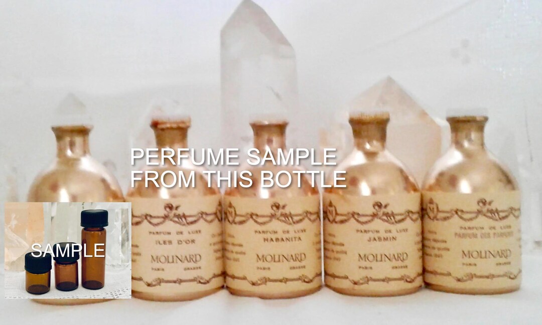 SAMPLE .. Molinard, Madrigal, Iles D'or, Habanita, Jasmine, Parfums Des ...