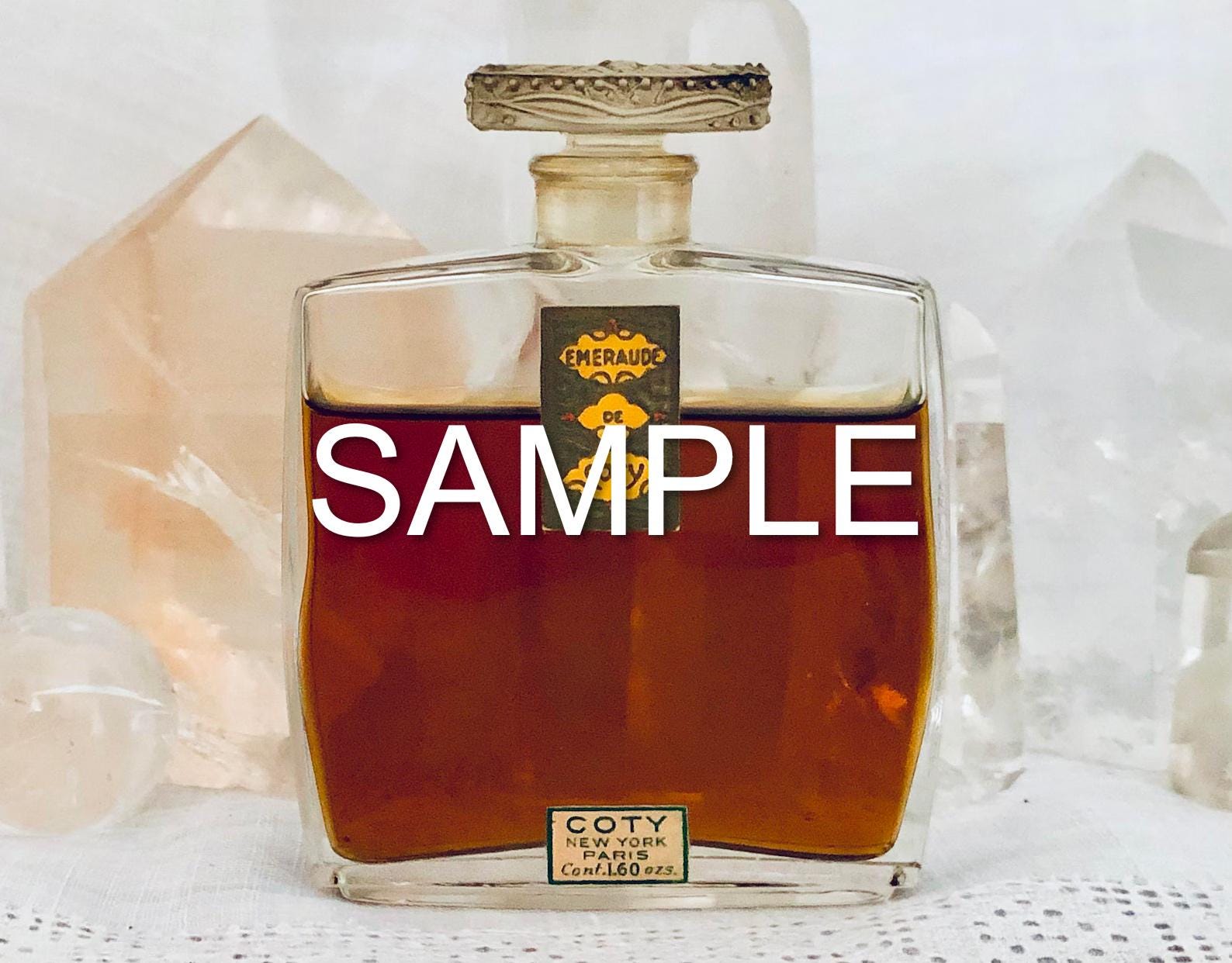 SAMPLE .. Coty, Emeraude, 'emerald', DECANTED SAMPLE From Flacon ...