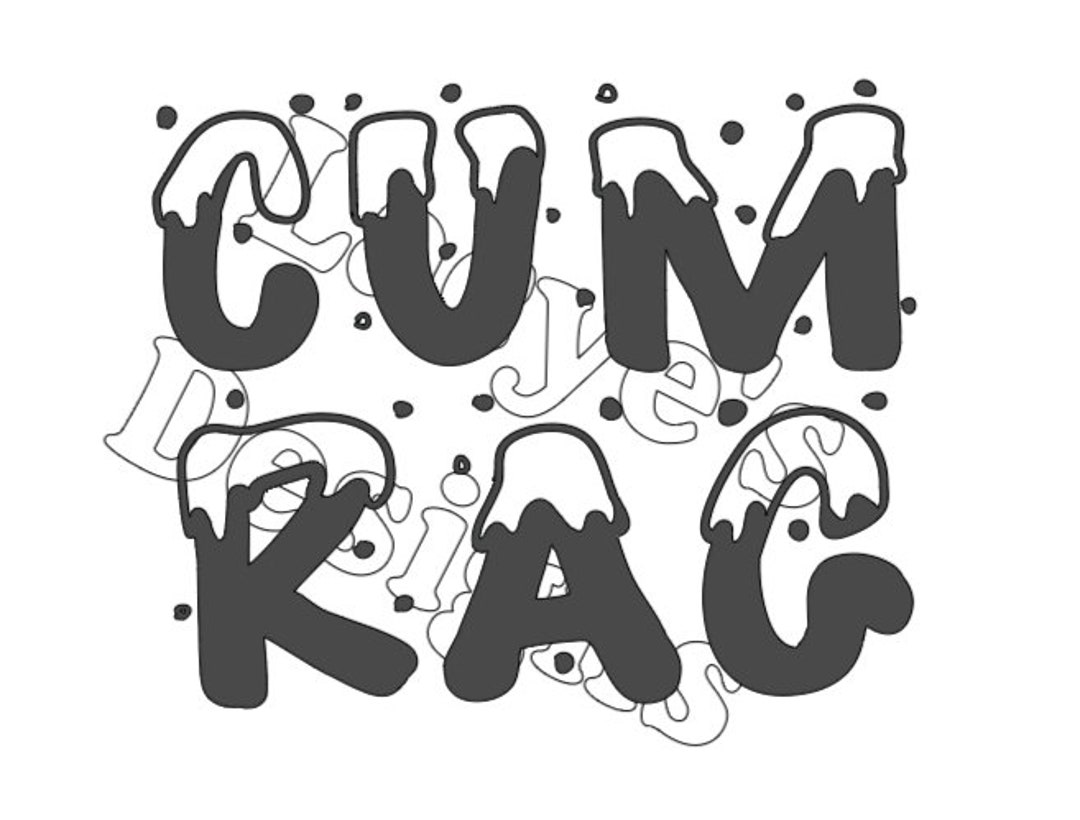 Cum Rag Design Svg Instant File Kinky Freaky Adult Etsy