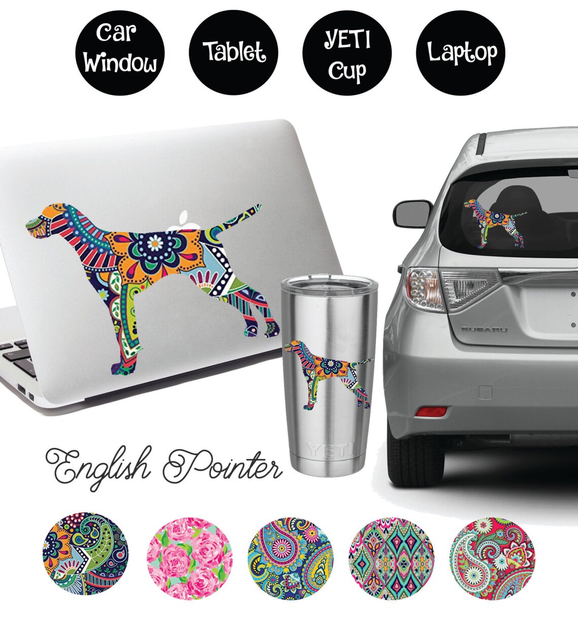 English Pointer Decal - Etsy