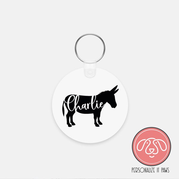 Donkey Keychain - Etsy