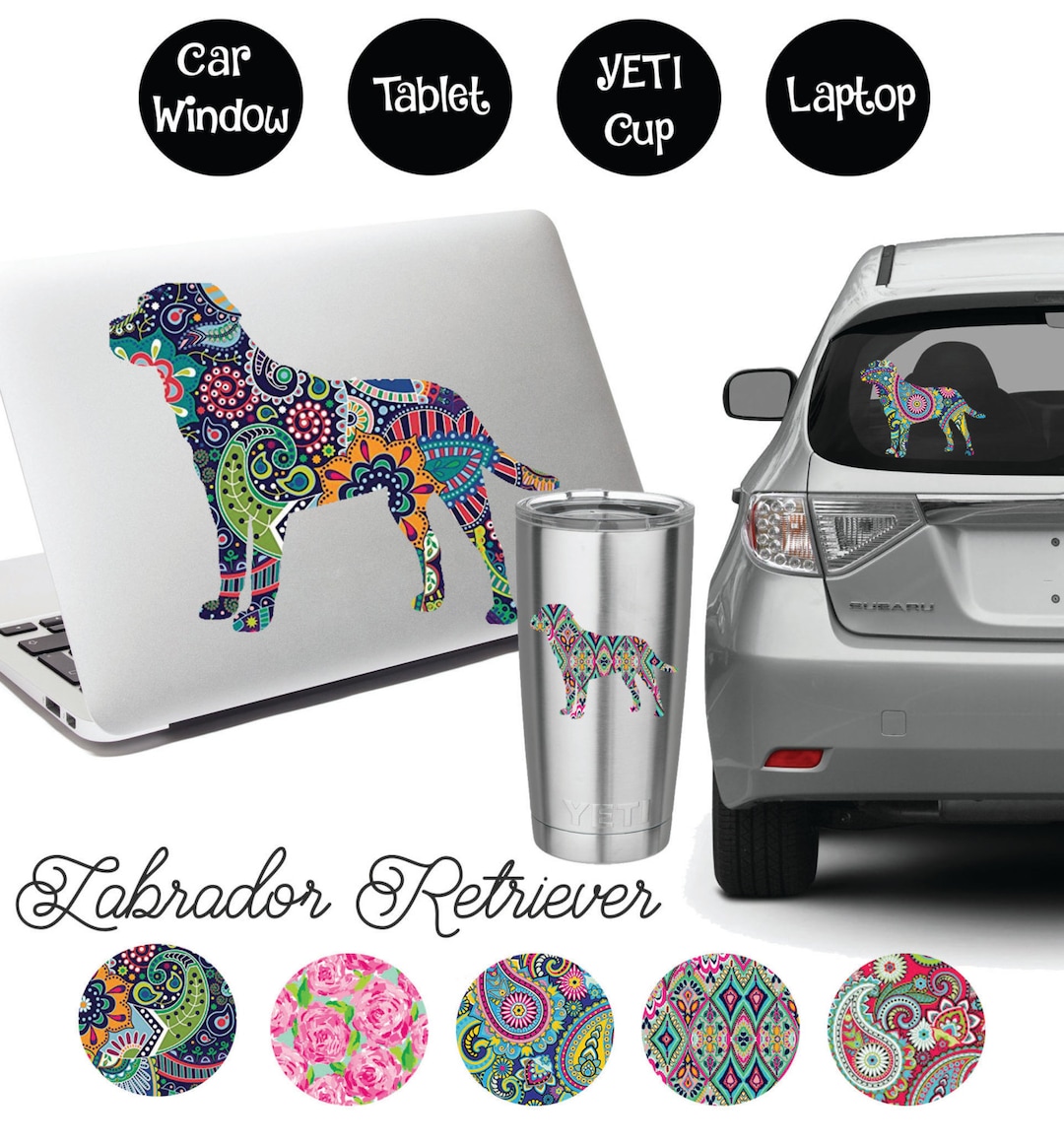 Labrador Retriever Decal - Etsy
