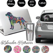 Labrador Retriever Decal - Etsy