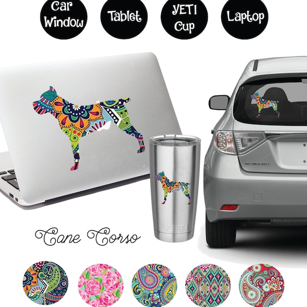 Cane Corso Cling Decal - Etsy