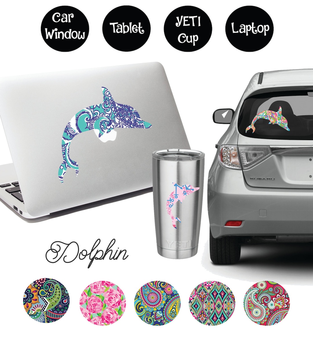 Dolphin Decal - Etsy