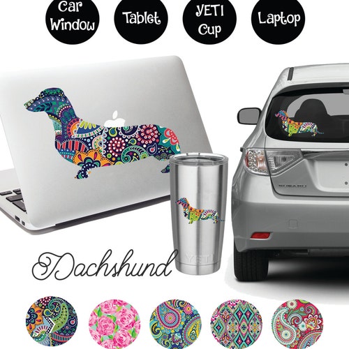 Dachshund Decal - Etsy