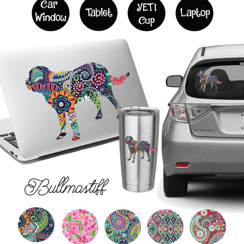Bullmastiff Car Stickers - Etsy