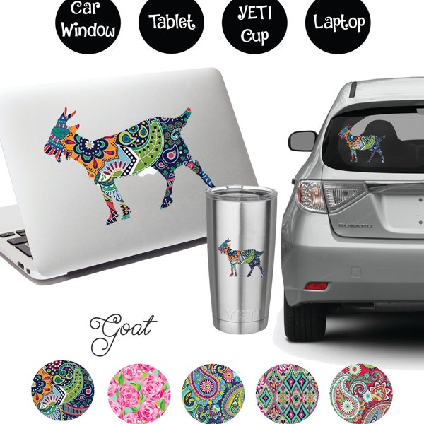 Goat Car Decal - Etsy