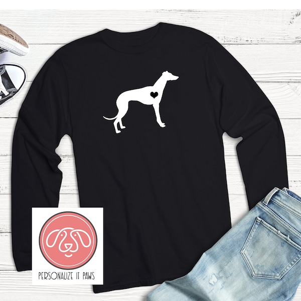 Greyhound T Shirt - Etsy