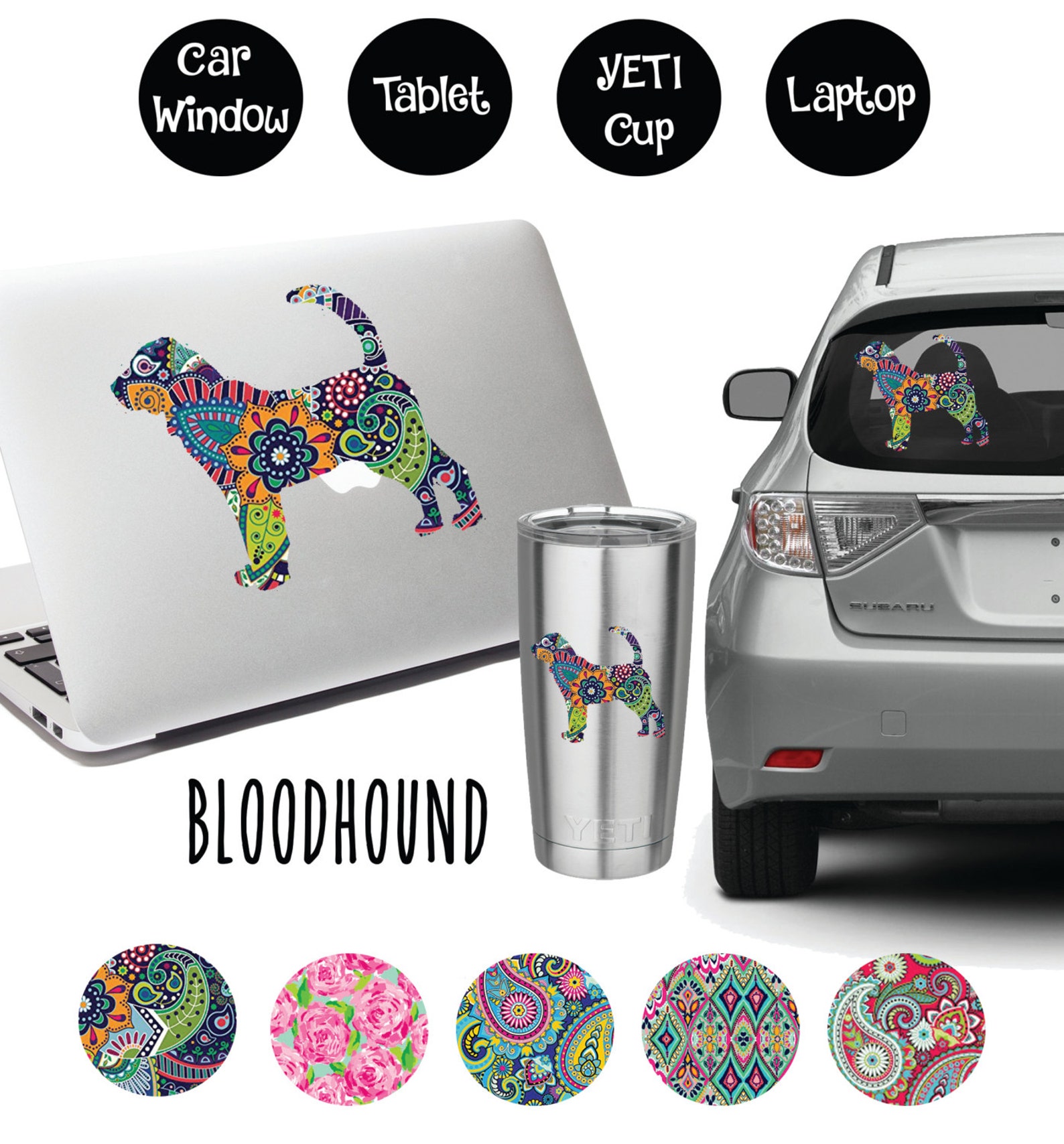 Bloodhound Decal - Etsy