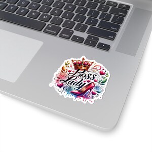 Boss Lady Kiss-cut Stickers - Empowering Vinyl Decals for Women ...
